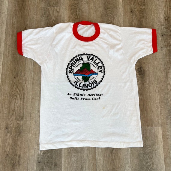 80's Vintage Spring Valley Illinois Paper Thin Soft R… - Gem