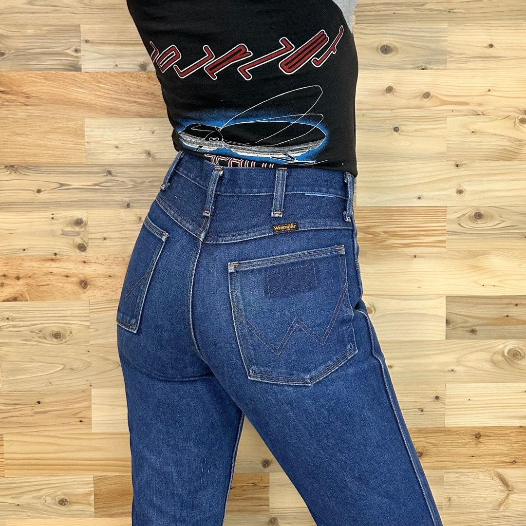 Wrangler Vintage Western Jeans / Size 27 - Etsy