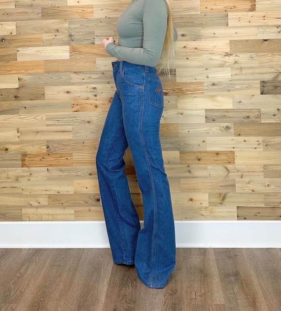 1970s Sedgefield Vintage Bell Bottom Western Jeans / … - Gem