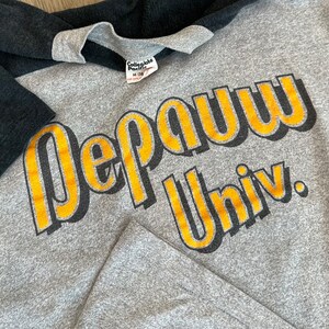 70's Vintage Depauw University School Tee Shirt T-shirt - Etsy