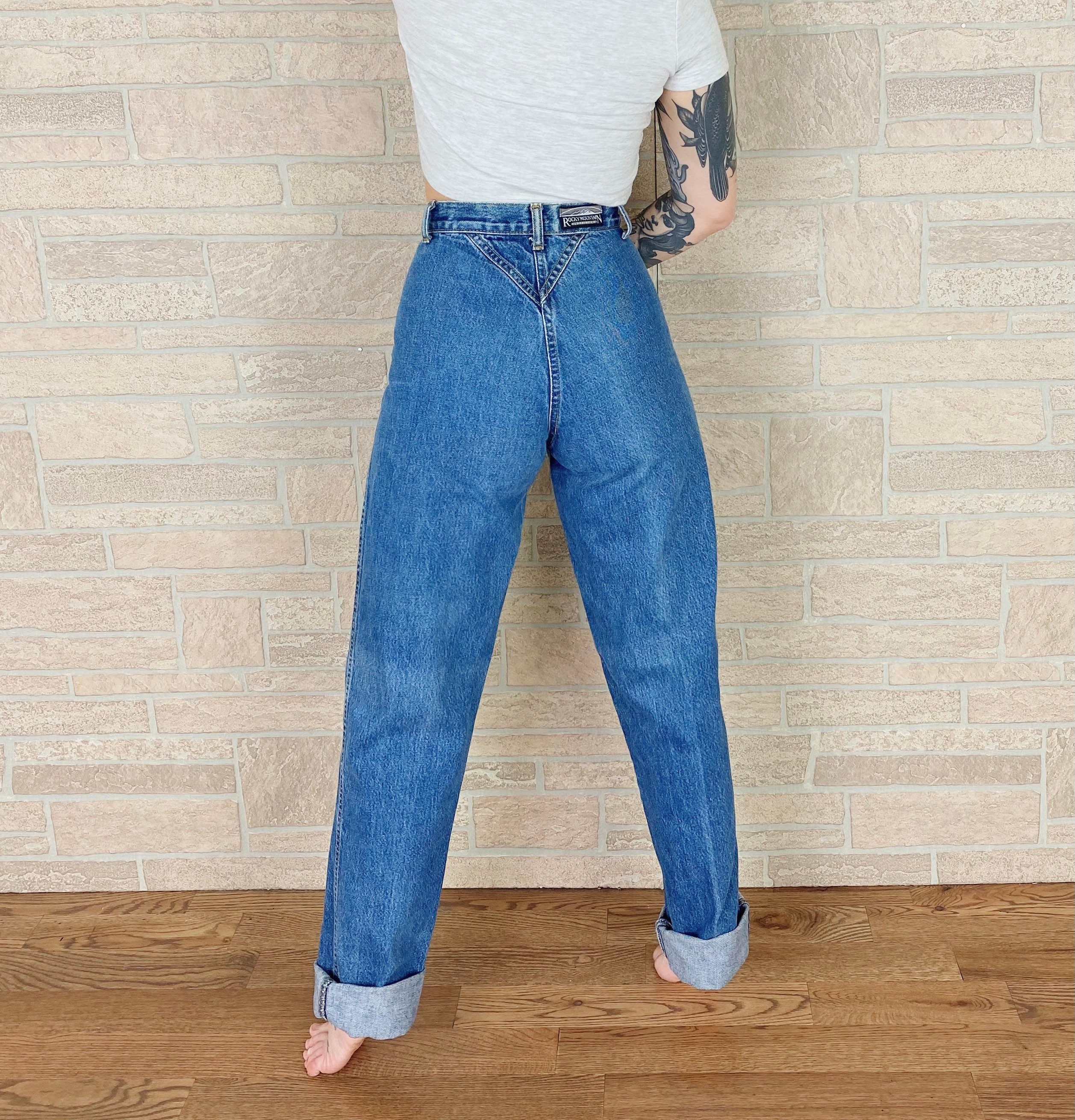 Rocky Mountain High Rise Western Jeans / Size 26