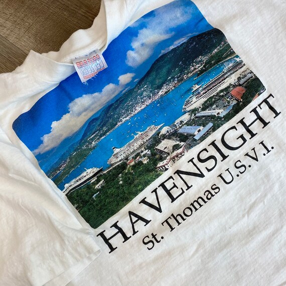 Vintage Havensight St. Thomas Virgin Islands Tee Shirt - Gem
