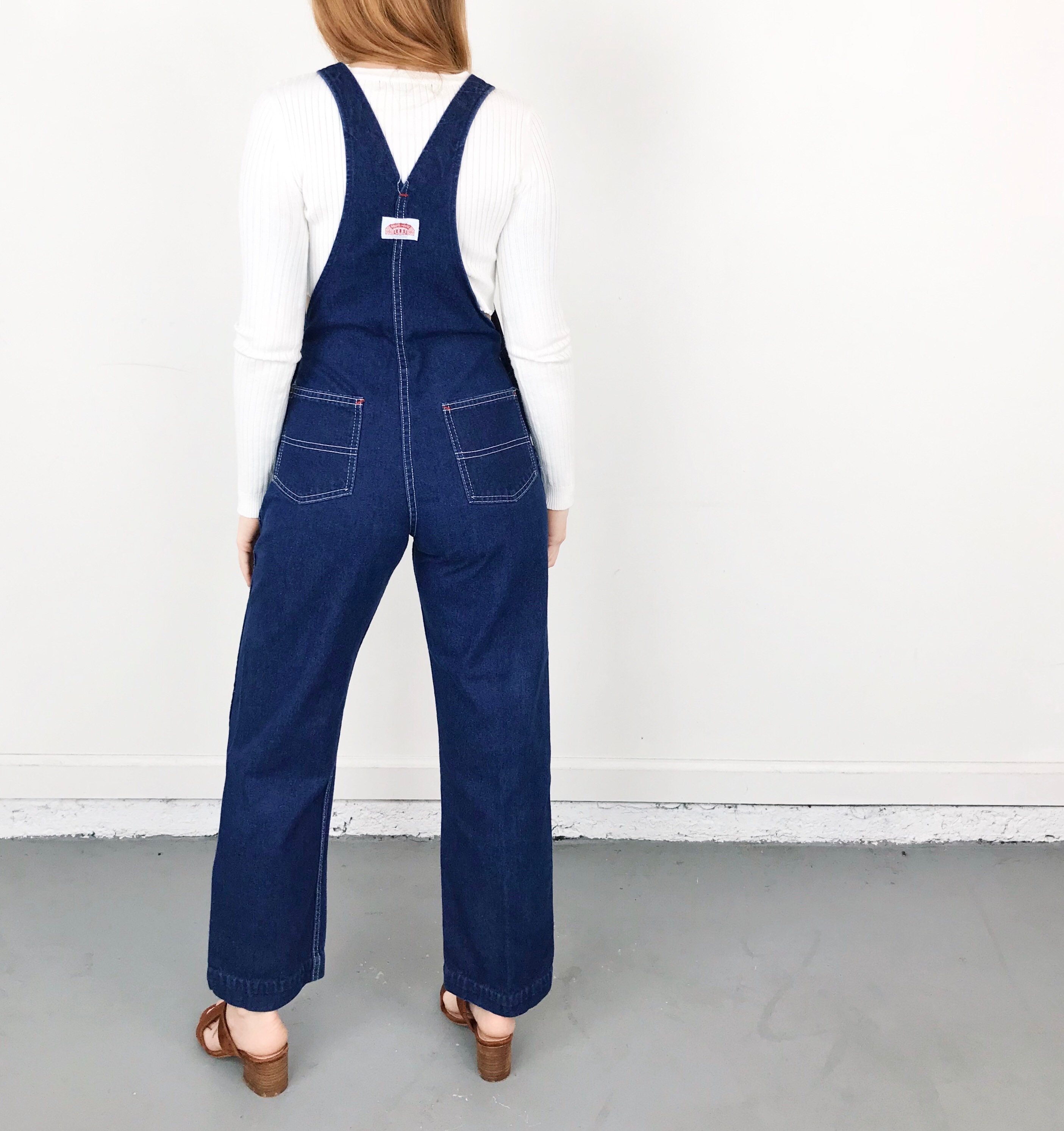 XS Vintage Denim Overalls Dungarees