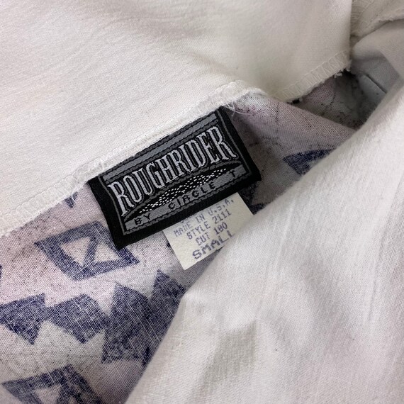 Vintage Western Roughrider Cropped Cut Out Rodeo Shir… - Gem