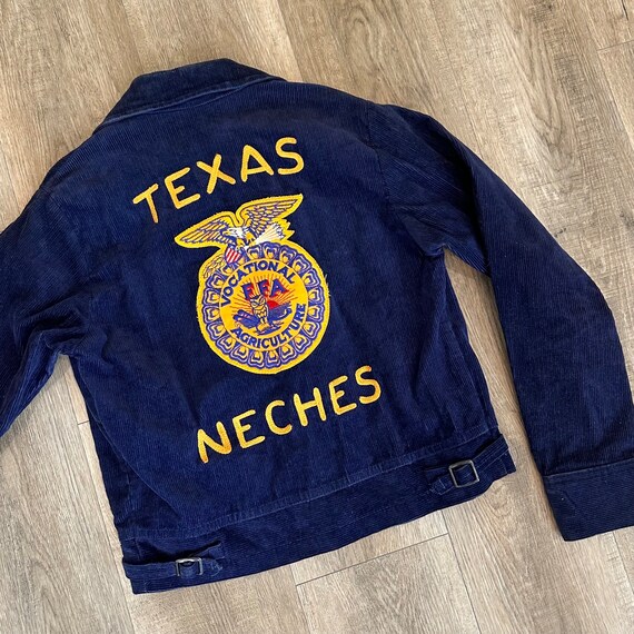 Vintage FFA Texas Neches Corduroy Zip Up Jacket - Gem