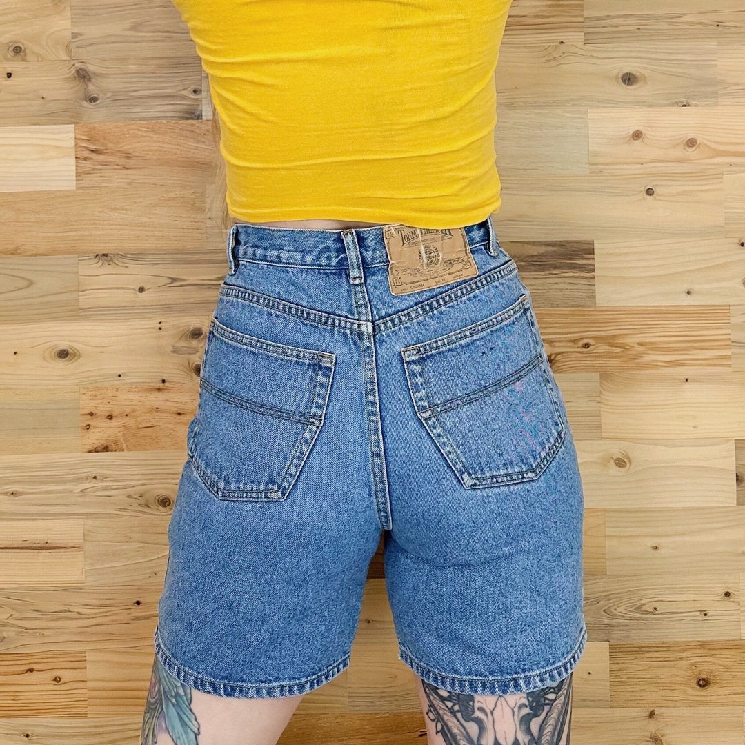 Tommy Hilfiger High Waisted Jean Shorts / Size 26 - Etsy