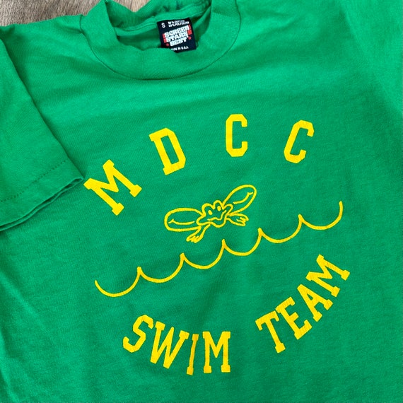 Vintage MDCC Swim Team Retro T Shirt - Gem