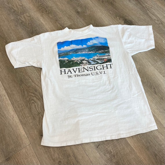 Vintage Havensight St. Thomas Virgin Islands Tee Shirt - Gem