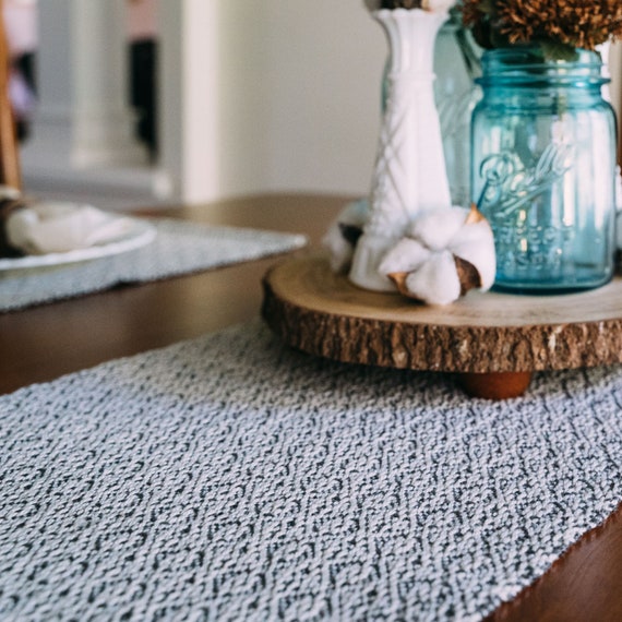 Handwoven MODERN TABLE RUNNER Popular Table Runner Table | Etsy