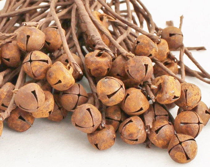 Rusty Bell Picks | Metal Bells for Crafts | Christmas Picks | Bell ...