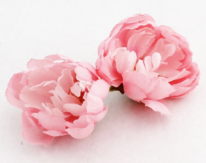 ONE Peach Peony Stem Wedding Peony DIY Bouquet Filler Millinery Flowers ...
