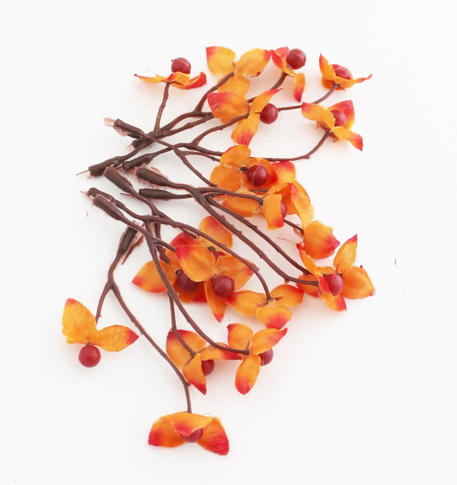 Orange Bittersweet Artificial Bittersweet Fall Wedding - Etsy