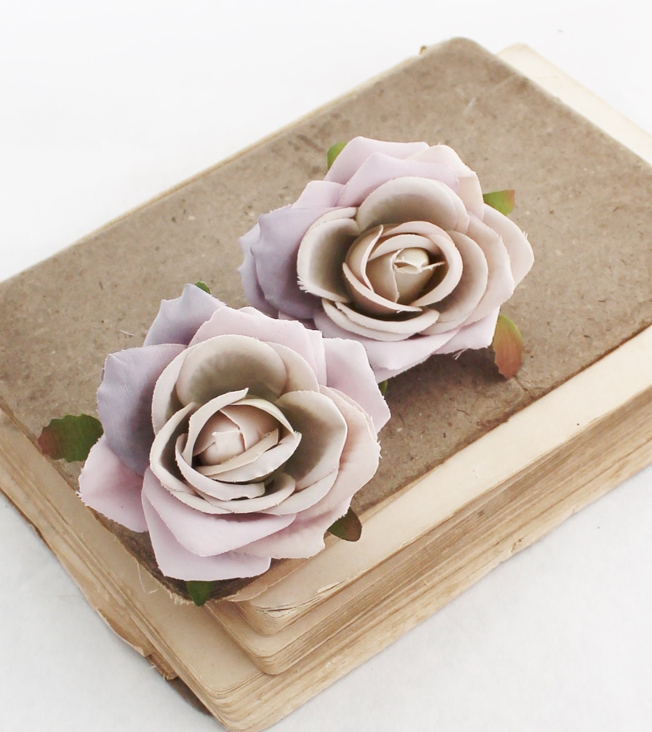 TWO Purple Roses Wedding Rose Flower Crown Millinery - Etsy