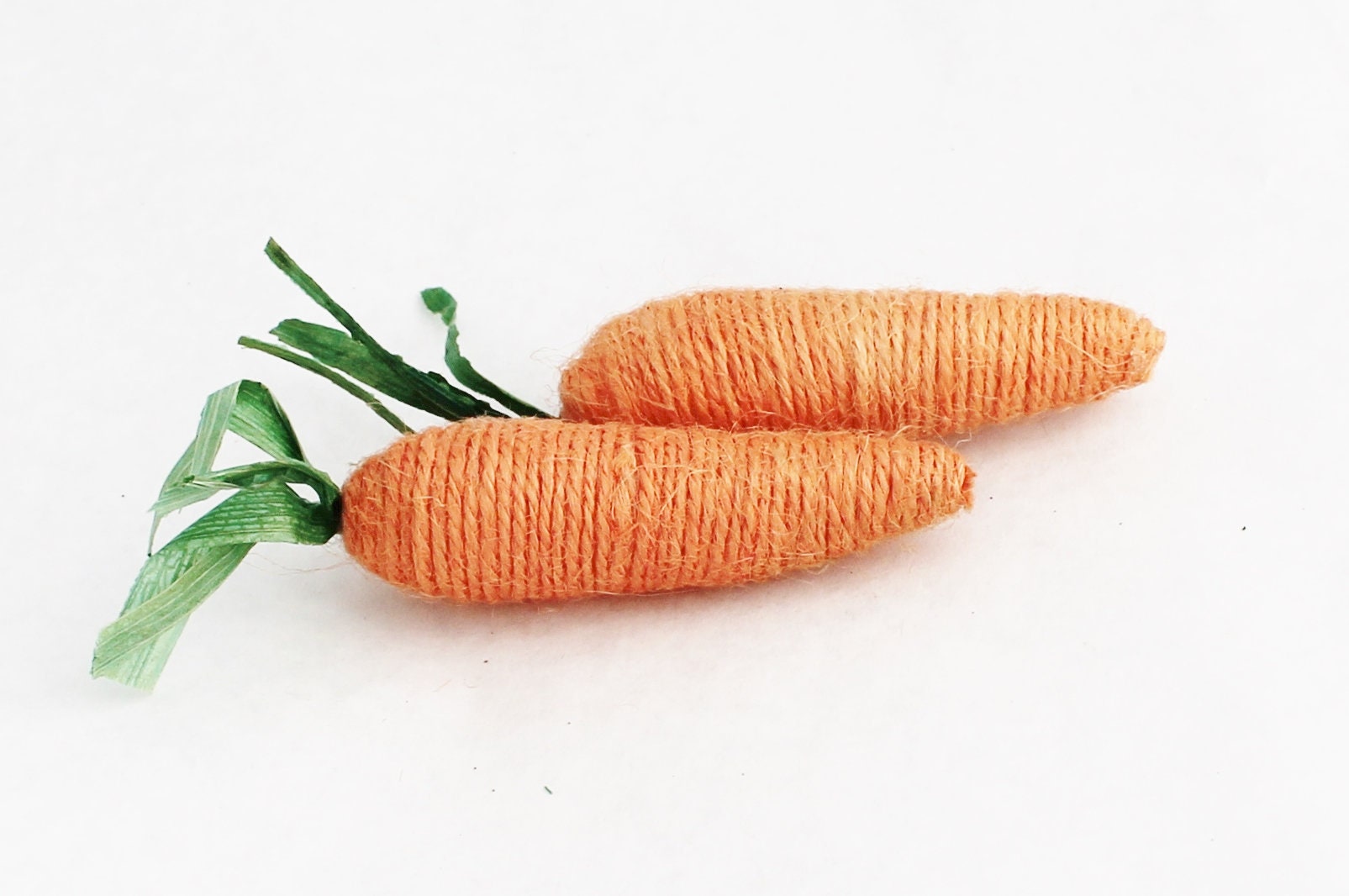 TWO Artificial Carrots Small Carrots DIY Easter Craft - Etsy