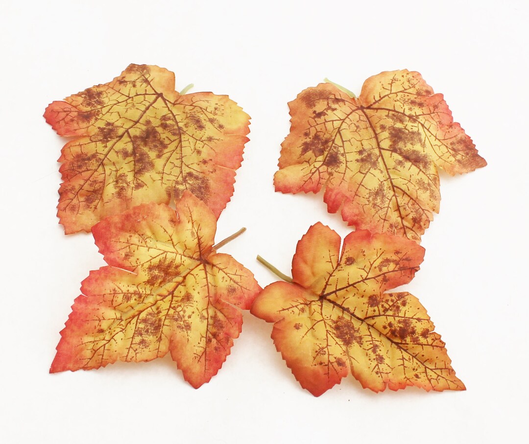 Fake Maple Leaves for Fall Crafts | Fall Greenery | Artificial Leaves ...
