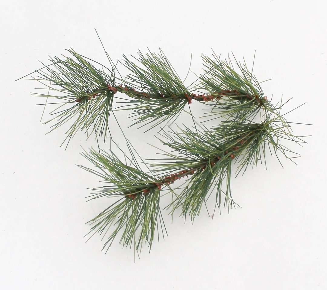 TWO Artificial Pine Picks | Fake Pine Sprays | DIY Christmas Picks ...