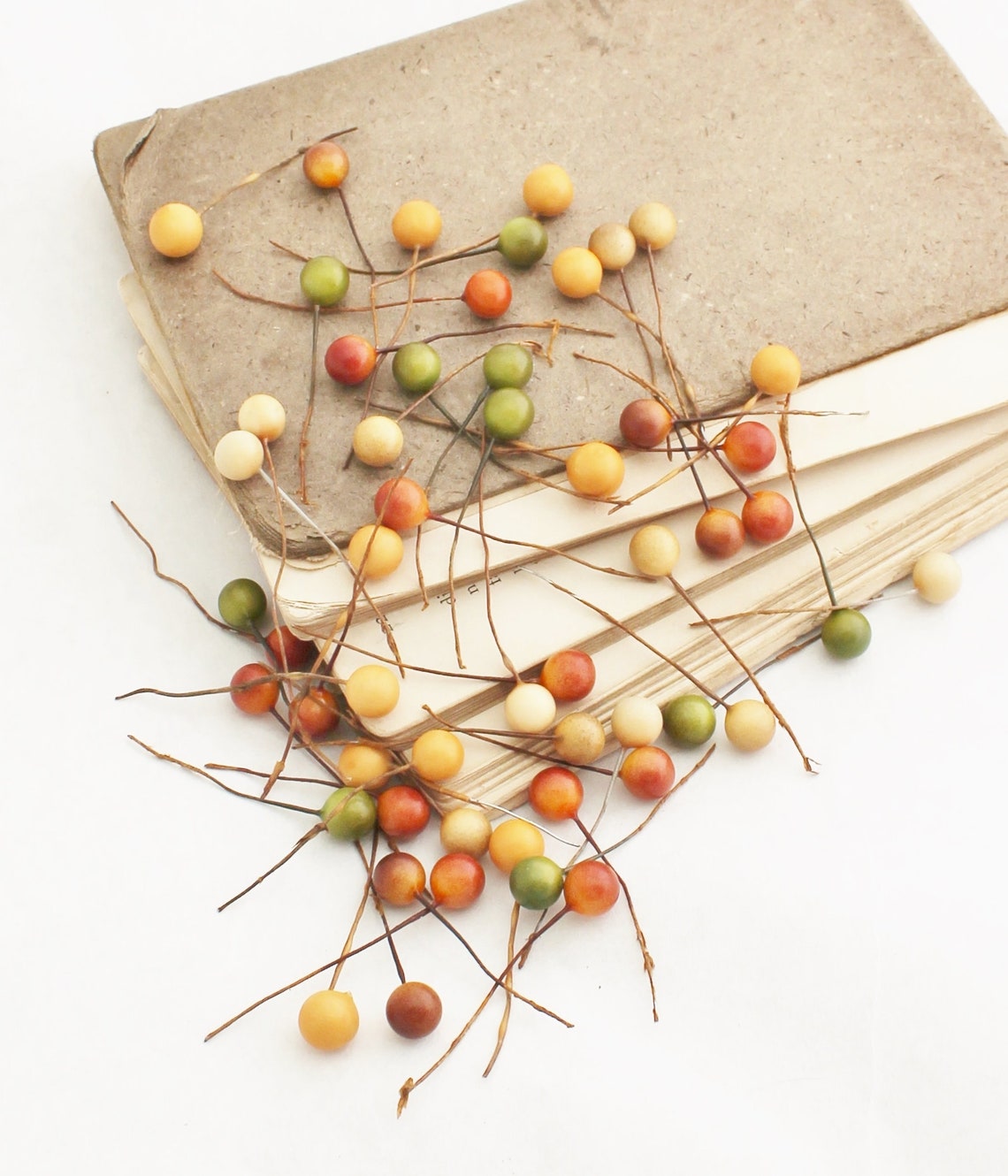TEN Fall Berry Picks Short Berries DIY Fall Decor Accent - Etsy