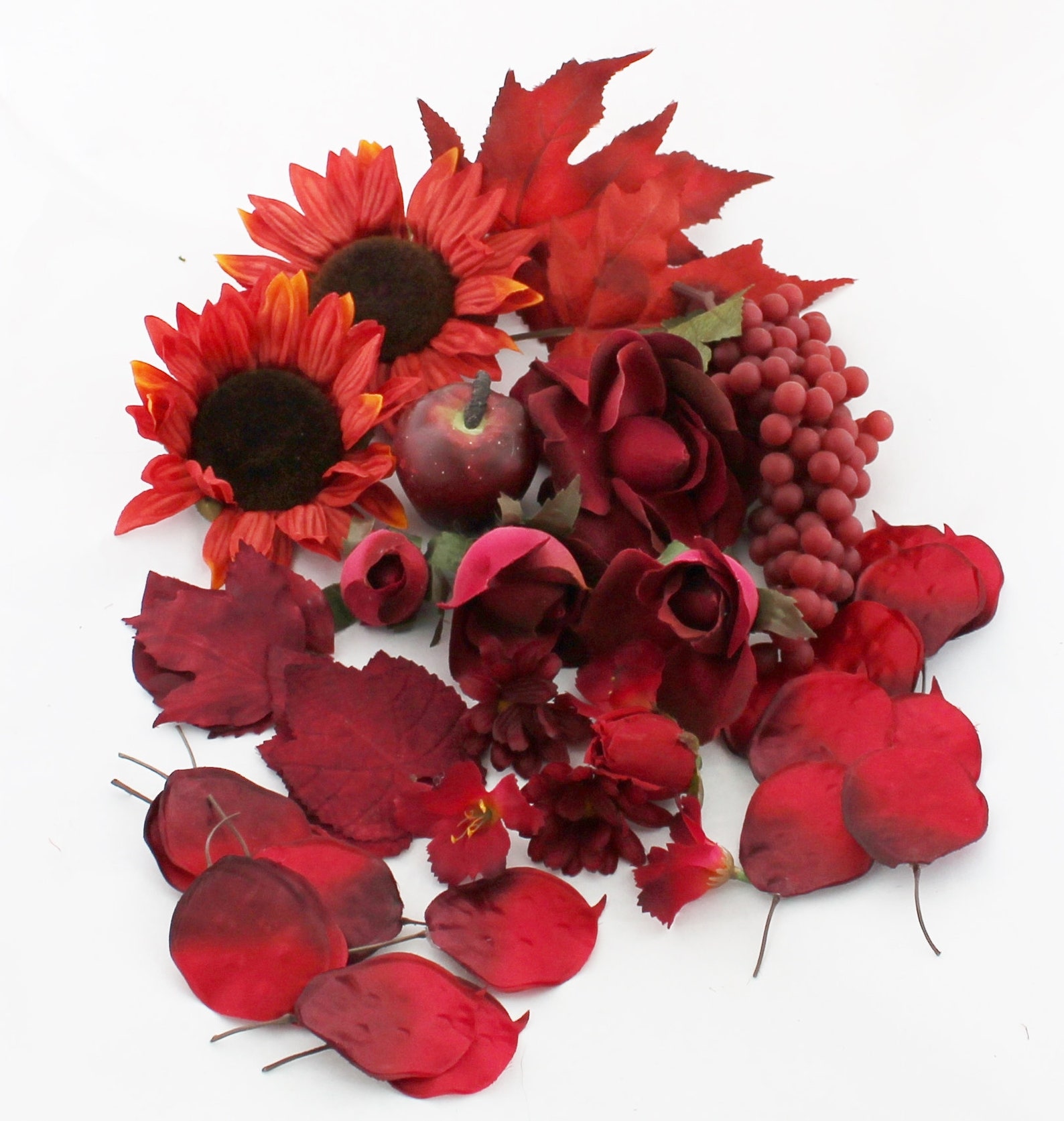 Red Bulk Flowers Sunflower Money Plant Artificial Grapes - Etsy