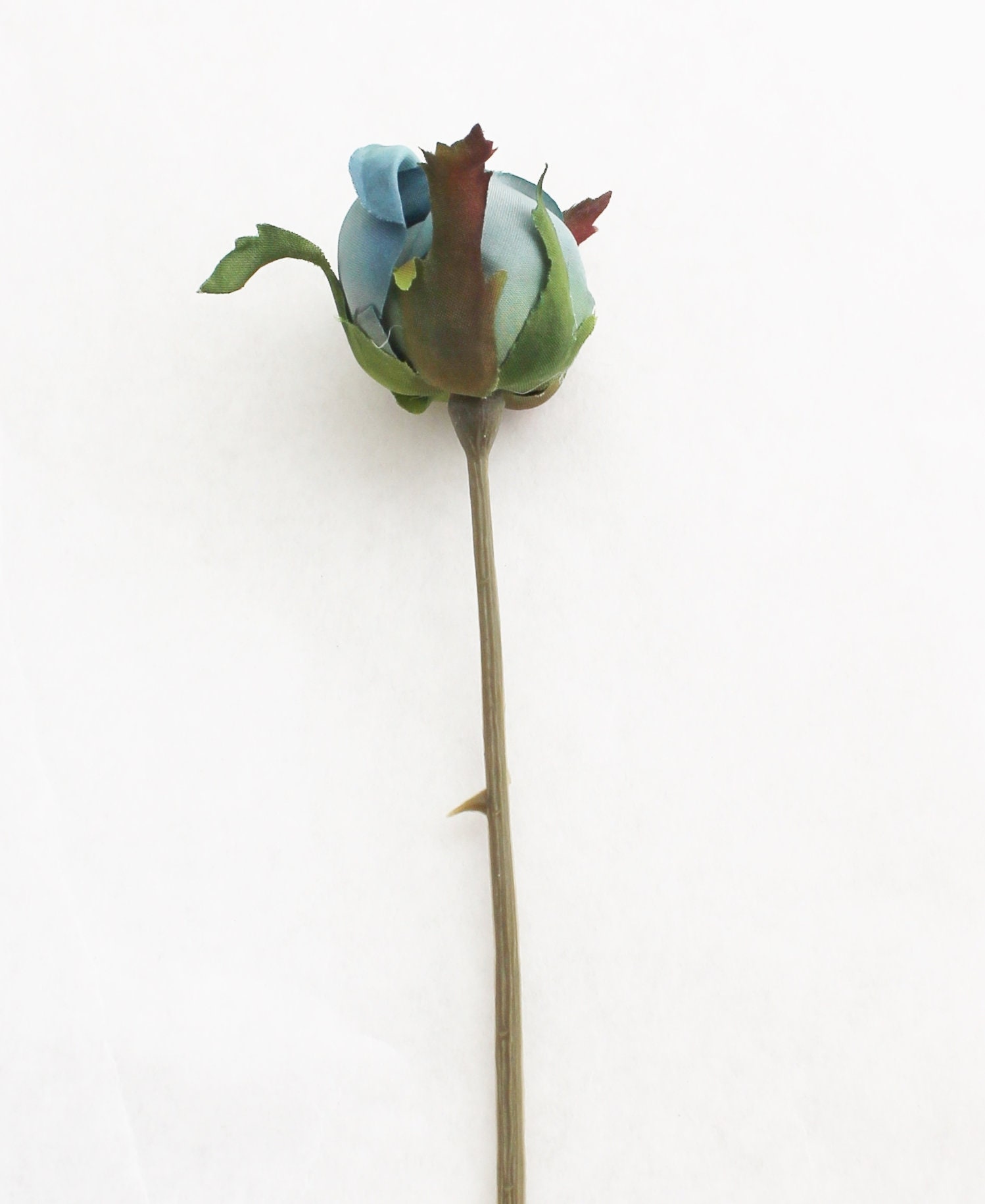Blue Rose Bud Stem | DIY Bouquet | Wedding | Flower Crown Filler ...