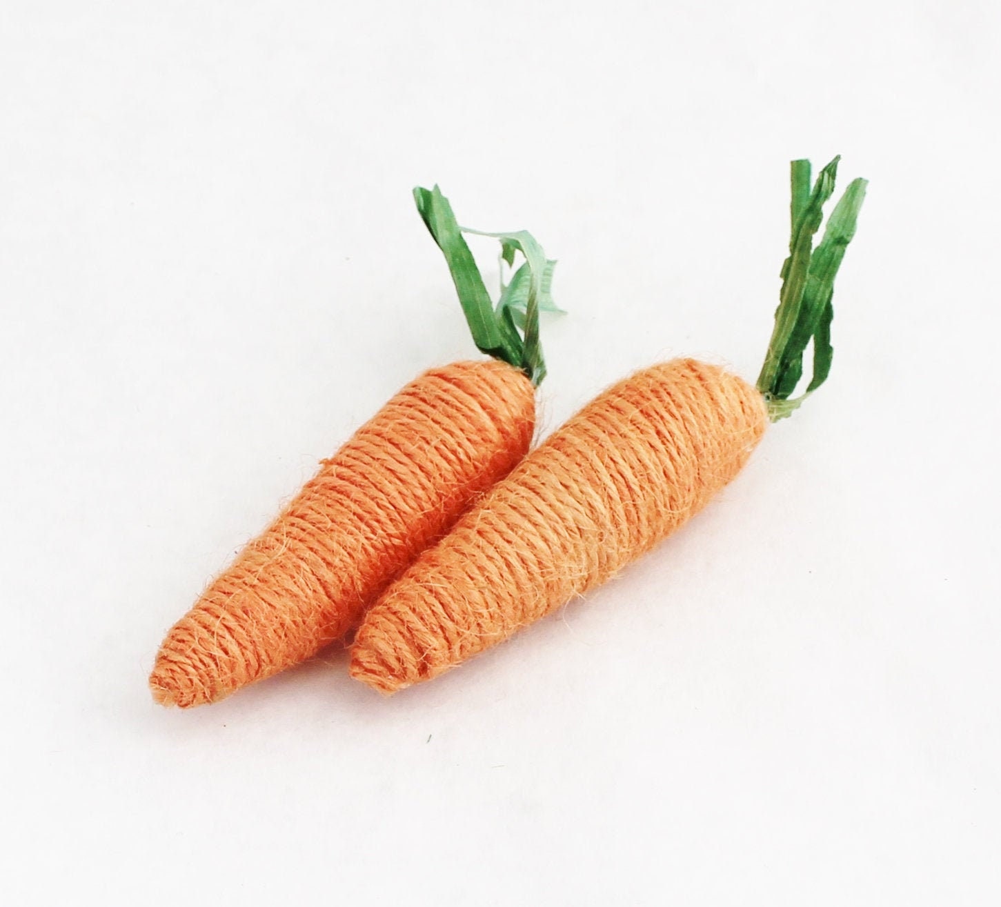 TWO Artificial Carrots Small Carrots DIY Easter Craft - Etsy