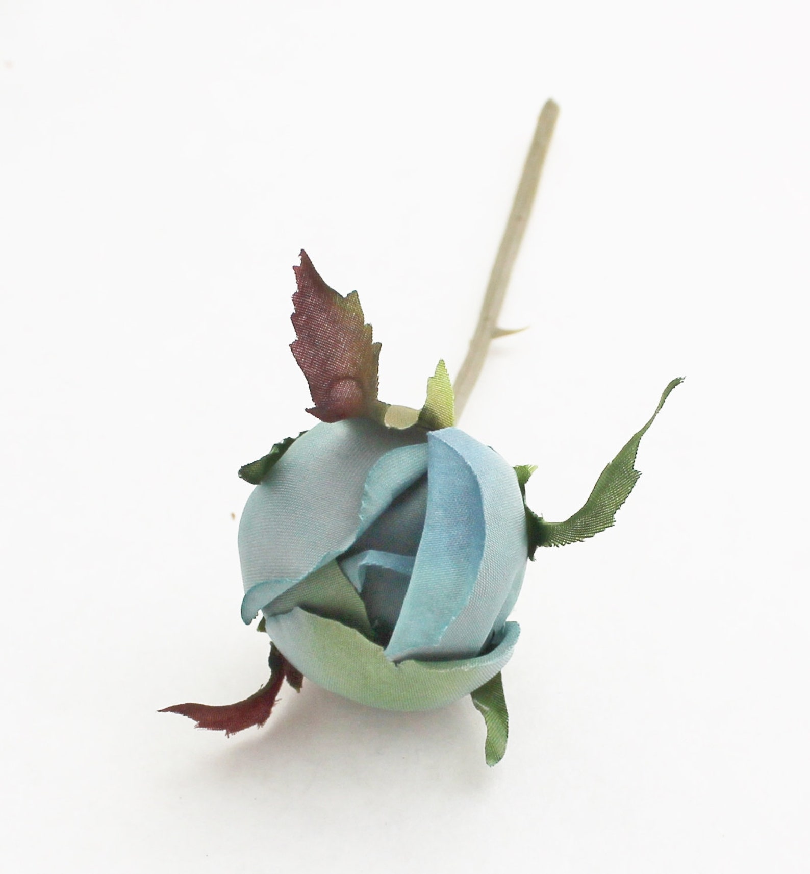 Blue Rose Bud Stem | DIY Bouquet | Wedding | Flower Crown Filler ...