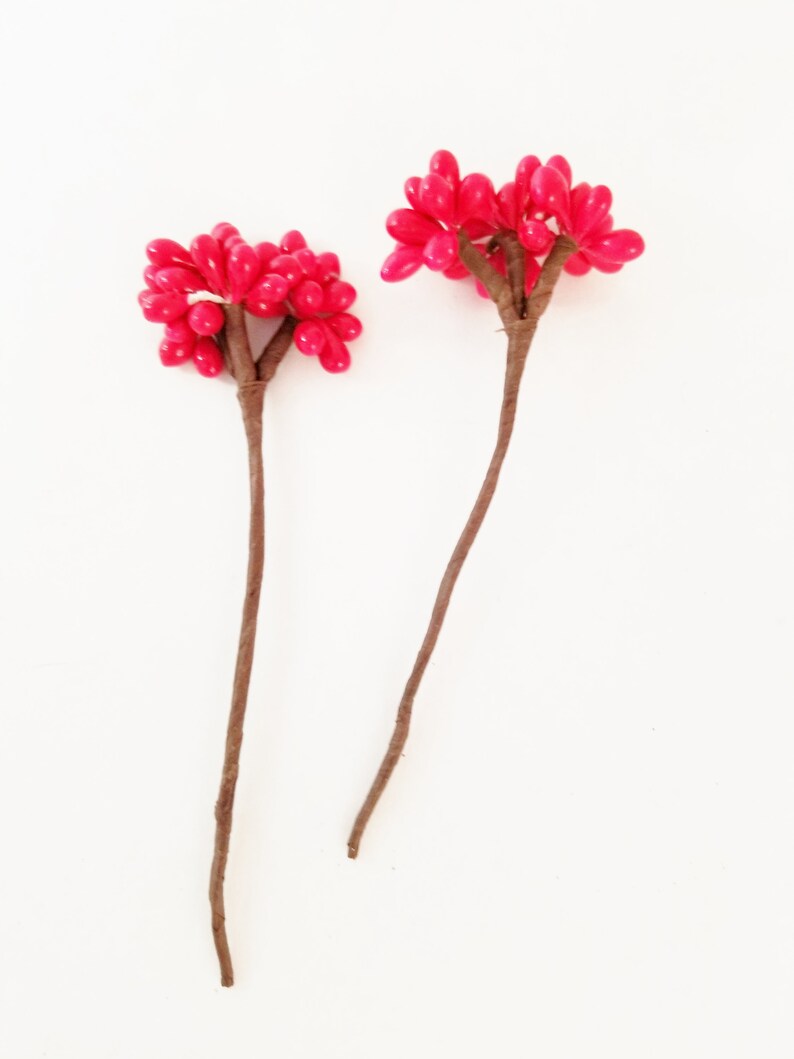 Red Pip Berry Picks | Pip Berries | Flower Crown | Millinery Berries ...
