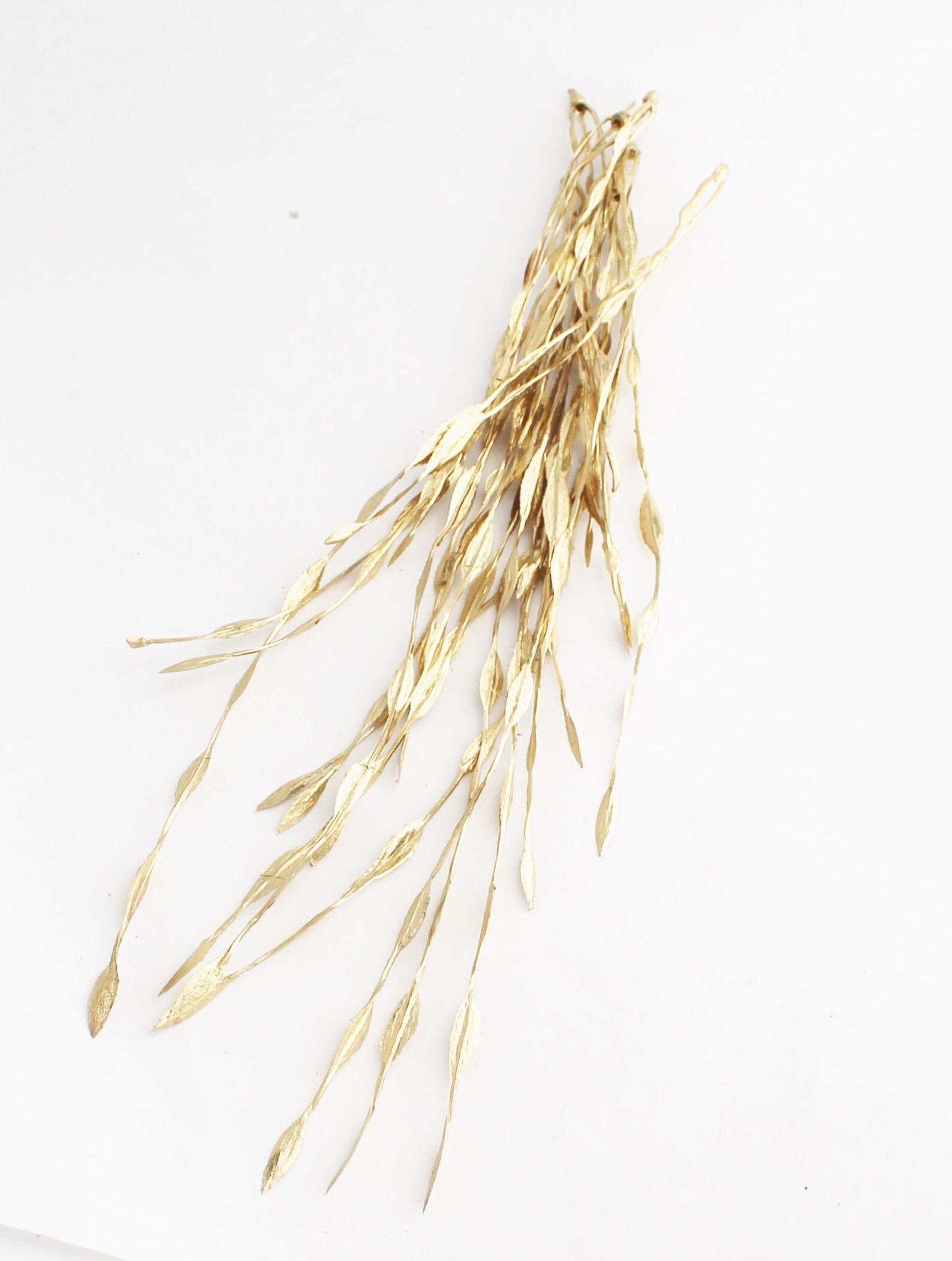 12 Gold Artificial Grass Gold Reeds Wreath Filler | Etsy