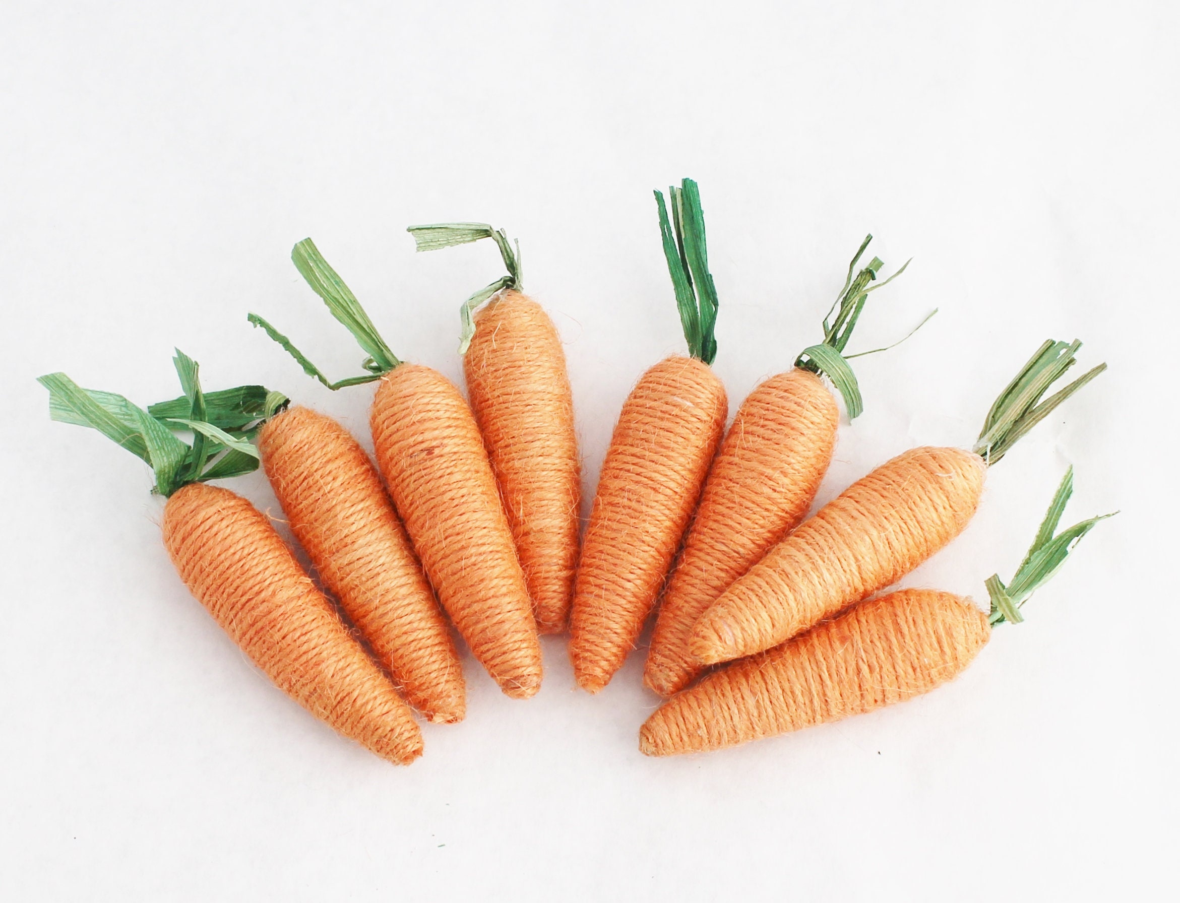 TWO Artificial Carrots Small Carrots DIY Easter Craft - Etsy