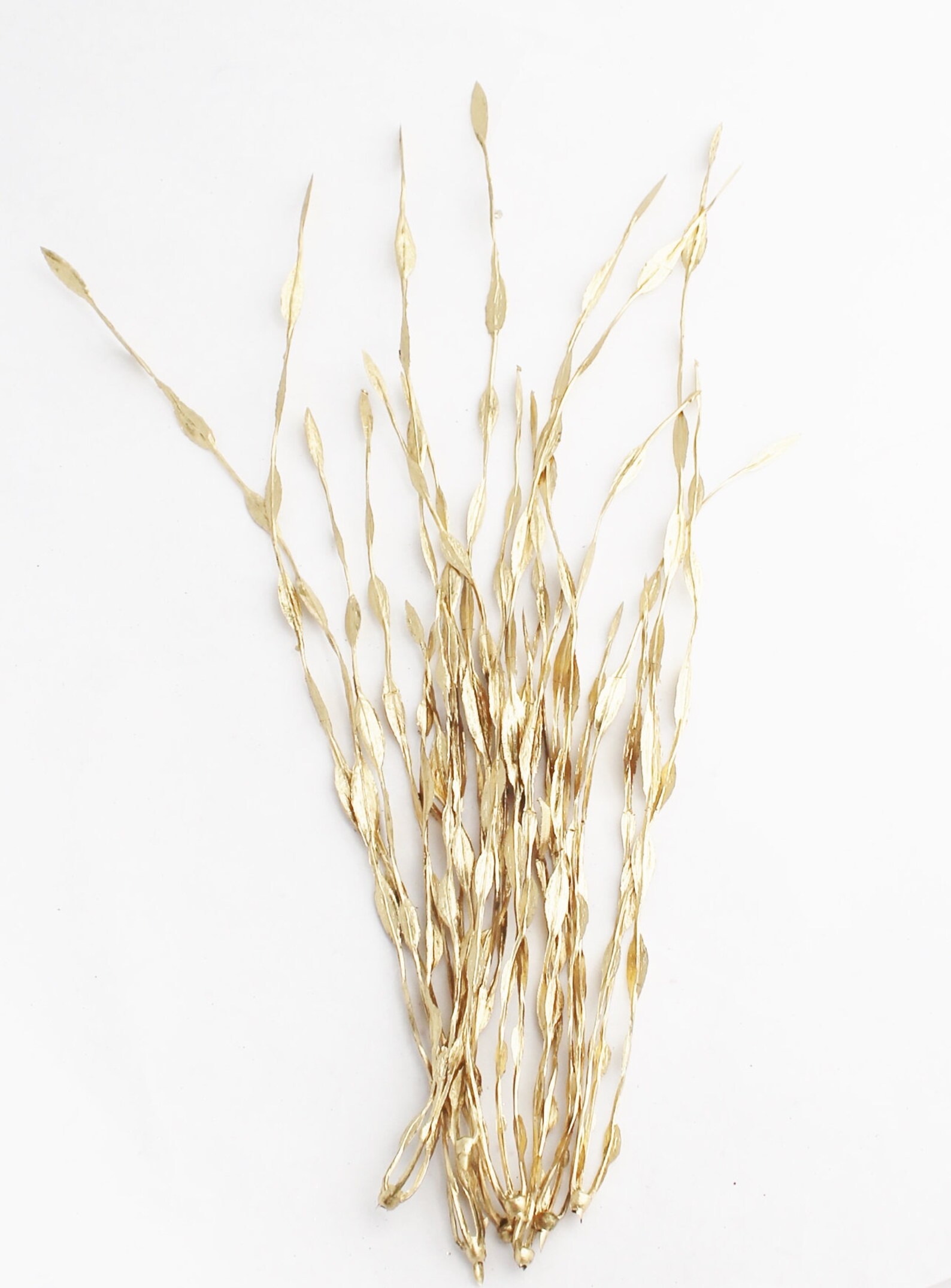 12 Gold Artificial Grass Gold Reeds Wreath Filler | Etsy