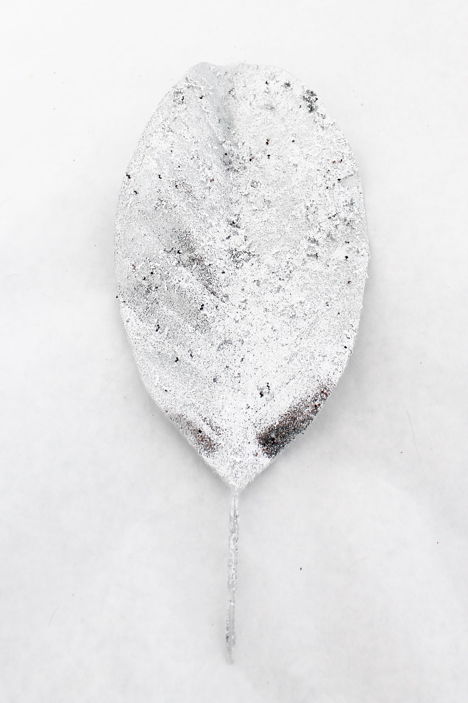 10 Glitter Silver Magnolia Leaf Faux Magnolia Jumbo - Etsy