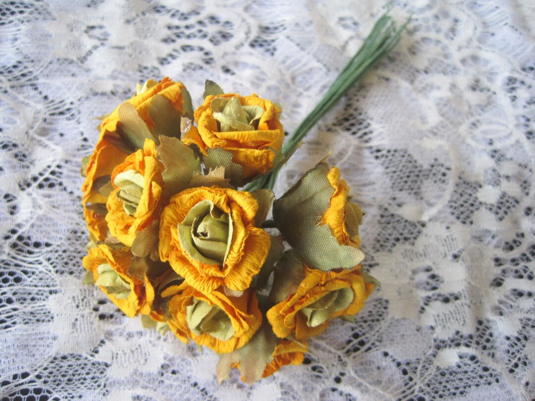 Parchment Paper Flower Bunch 5 X 3/4 Inch X 1 - Etsy