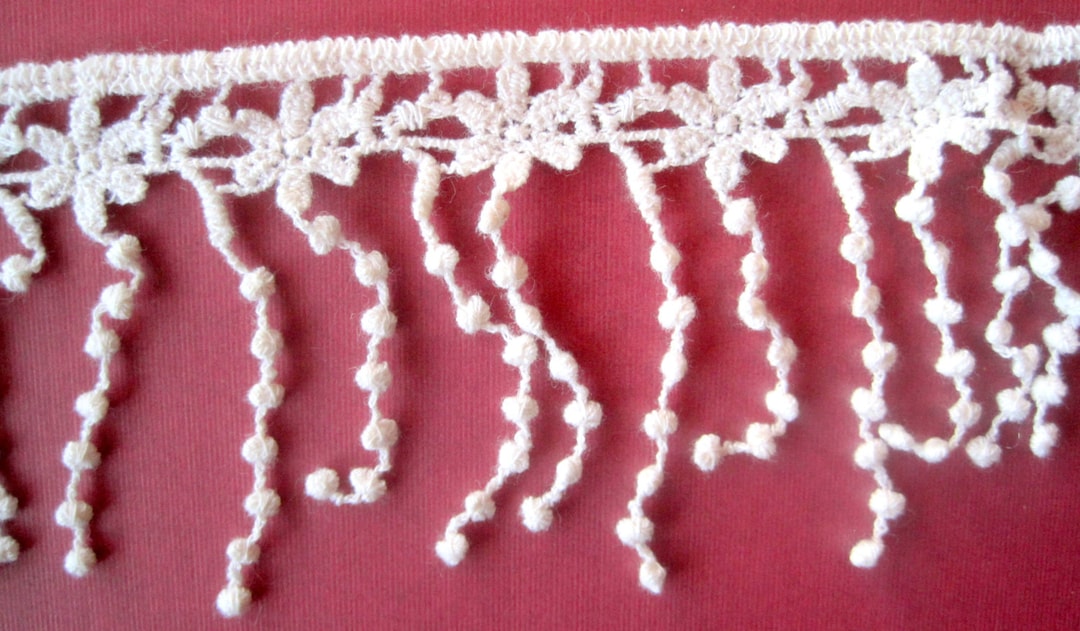 Victorian Lace Fringe Trim Natural 3 Inch Wide 1 - Etsy
