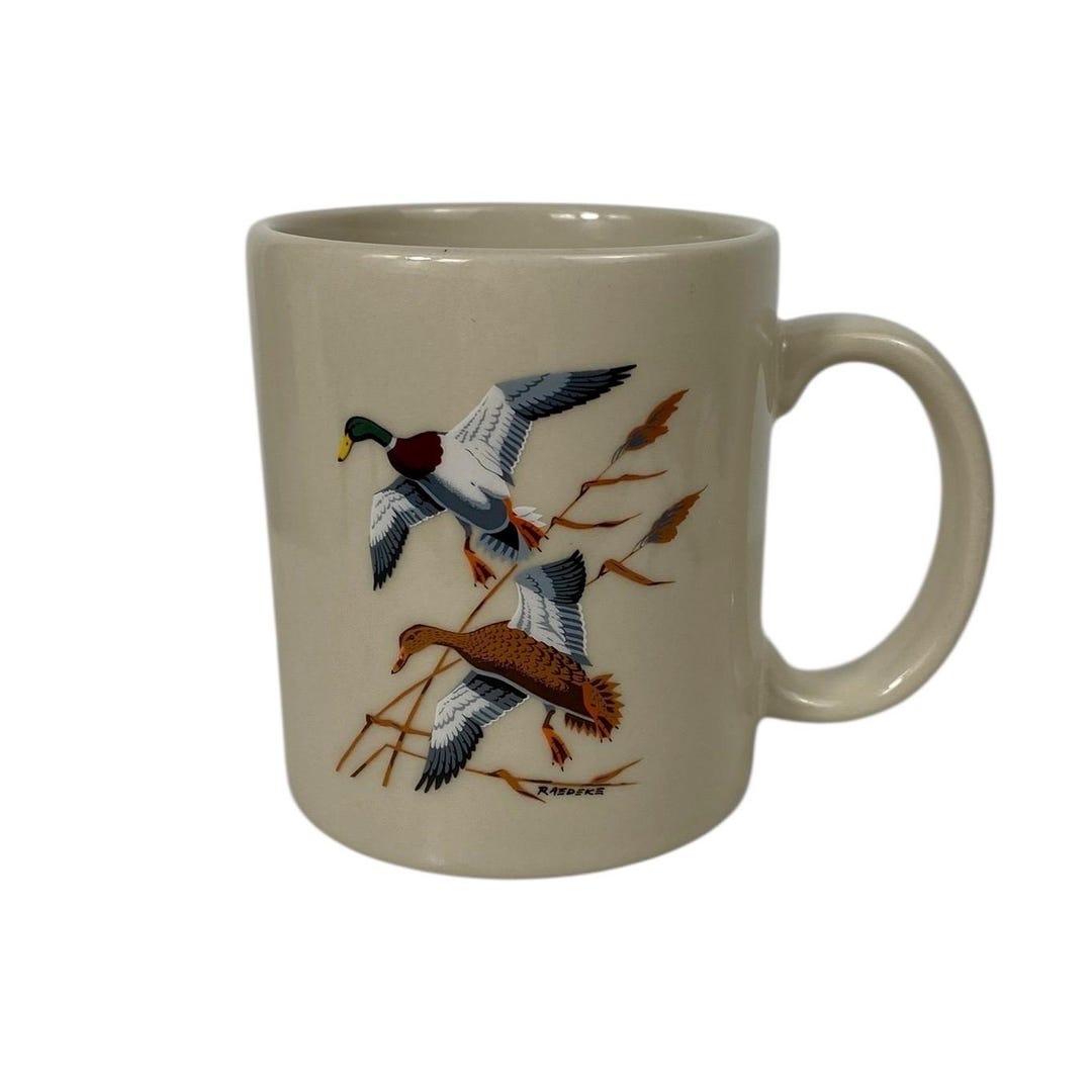 Vintage Mallard Duck Mug: Redeker Japan Ceramic Coffee Cup - Etsy