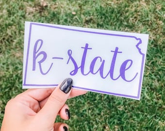 Kansas State Wildcats 4 Premium Vinyl Decal Licensed NCAA - Etsy