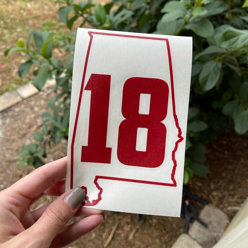 Alabama Decal - Etsy