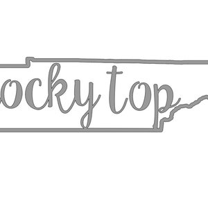 GLITTER Rocky Top State Decal | Yeti Decal | Car Decal | Cup Decal ...