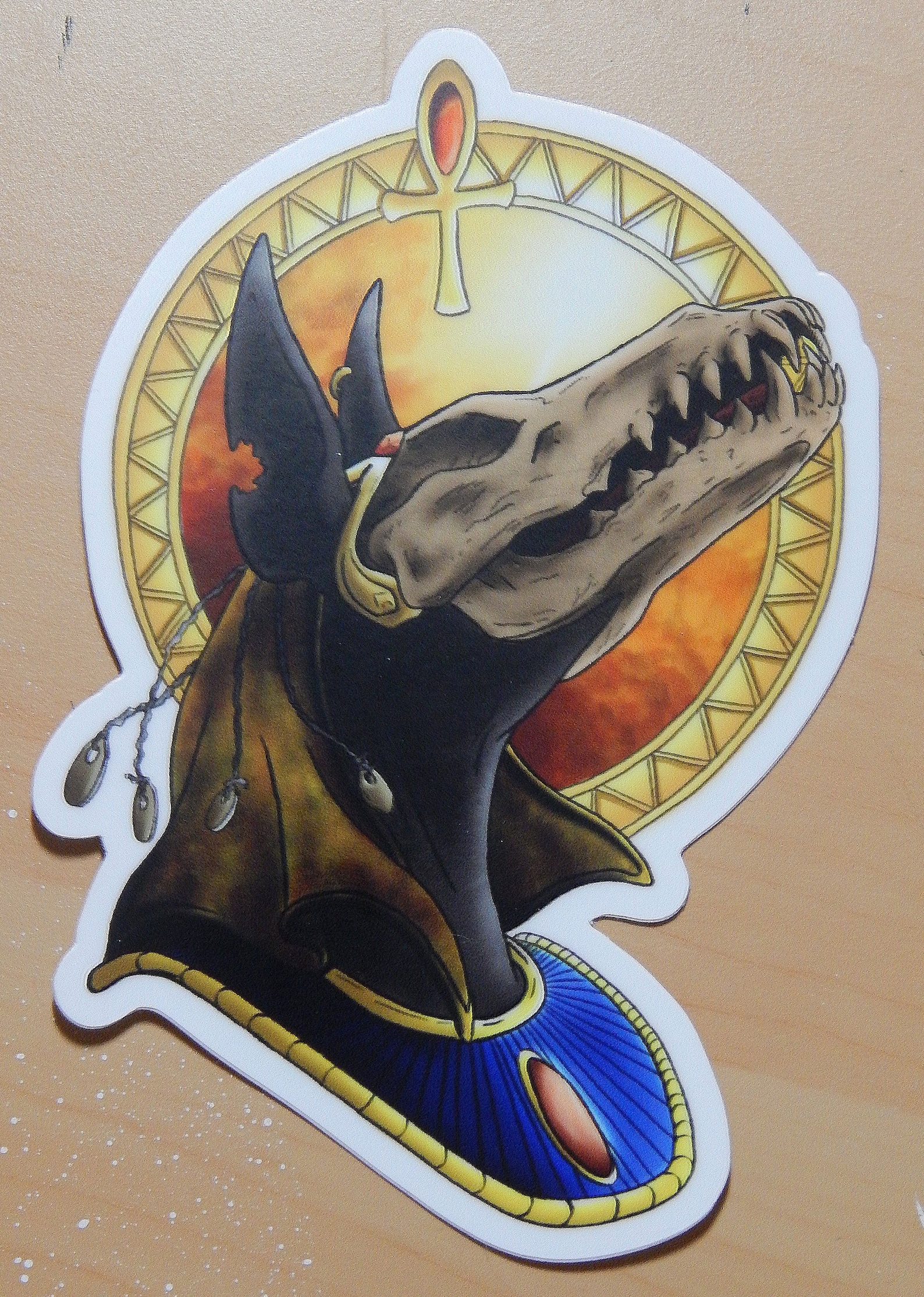 Anubis Sticker - Etsy