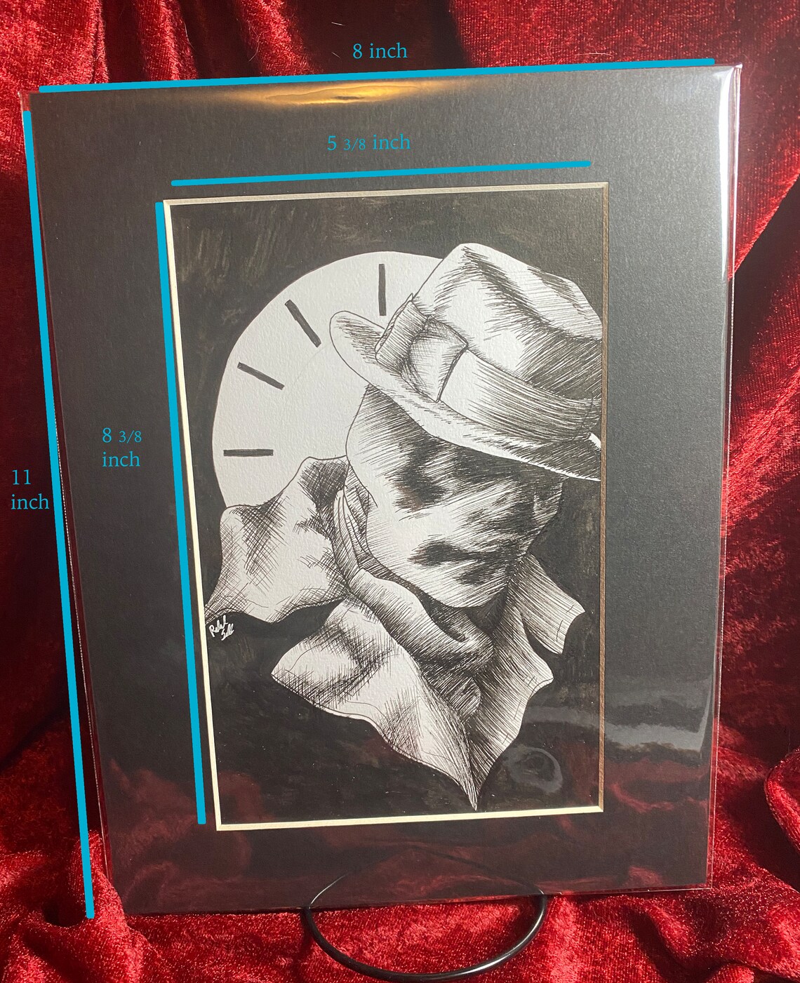 Original Drawing: Rorschach Watchman Fan Art - Etsy