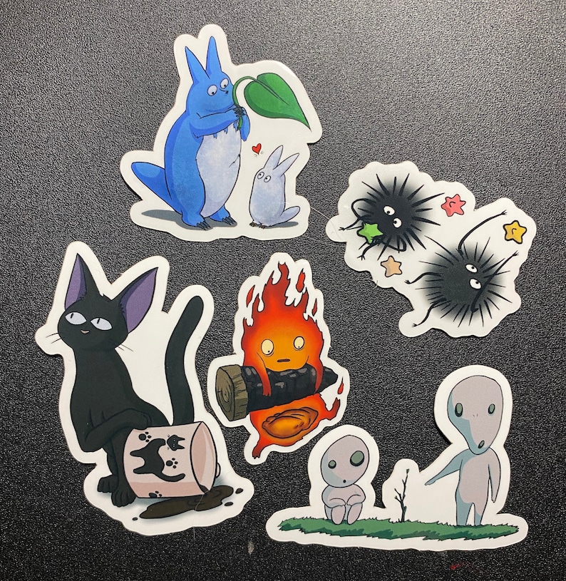 Studio Ghibli Sticker Set - Etsy