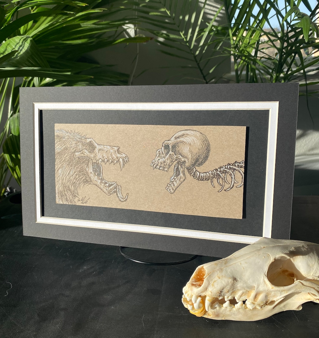 The Screaming Battle: Original Drawing - Etsy