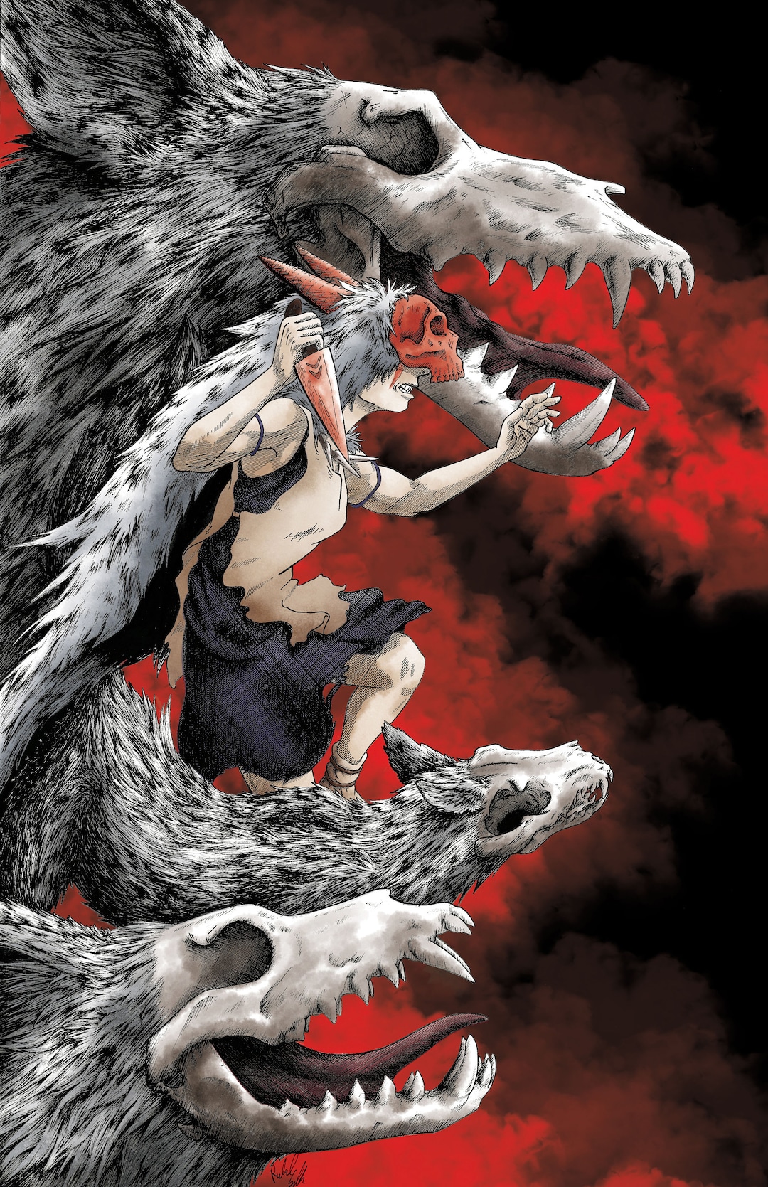 Print: Princess Mononoke — Fan Art - Etsy