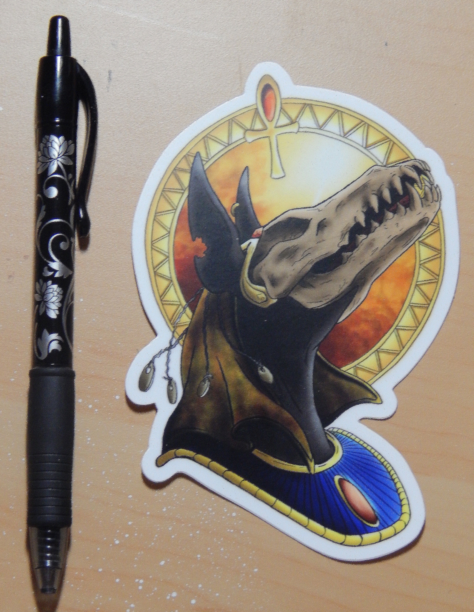Anubis Sticker - Etsy