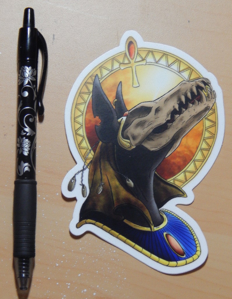 Anubis Sticker - Etsy