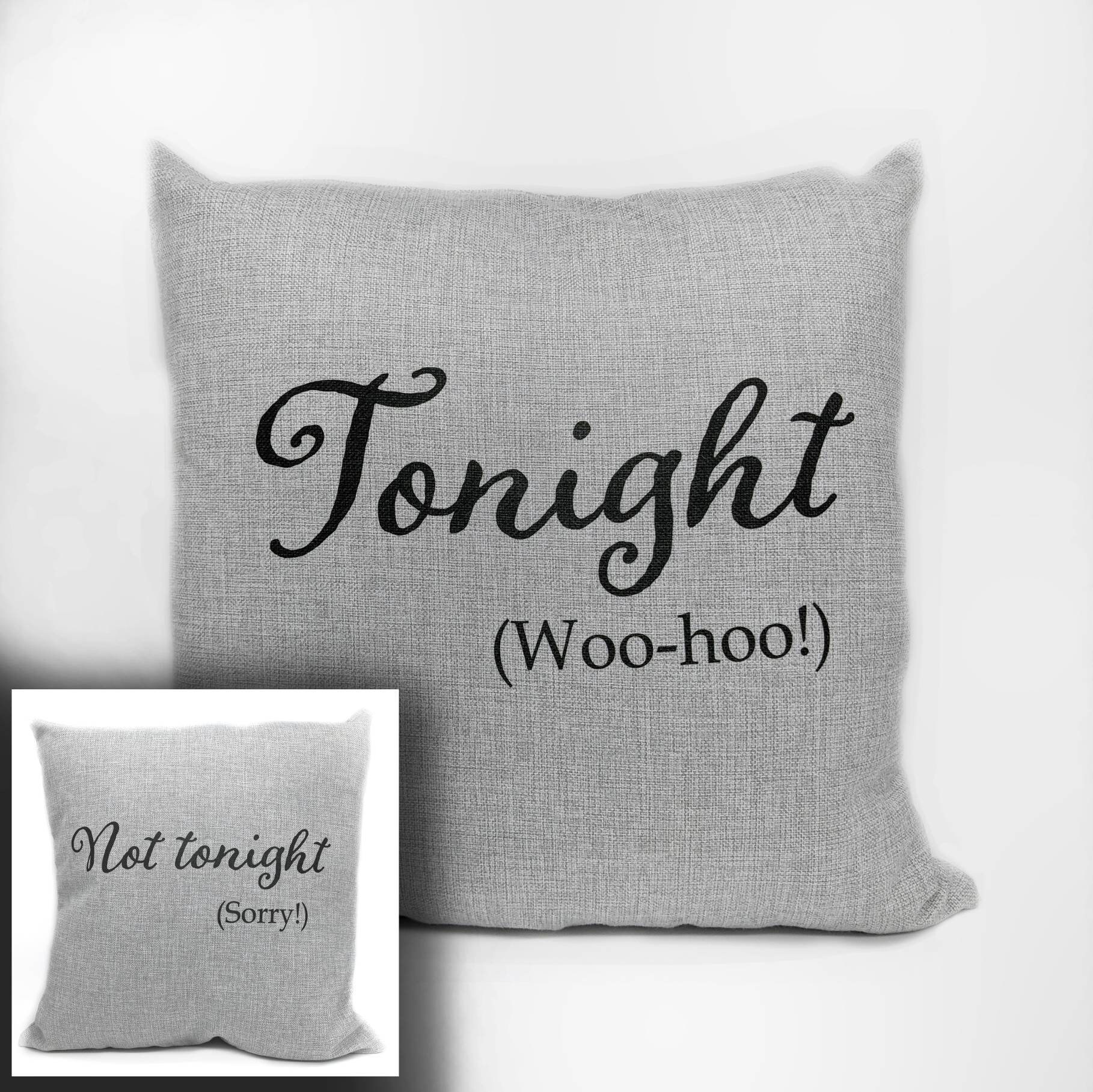 Tonight Not Tonight Pillow Christmas Gift for Boyfriend - Etsy UK