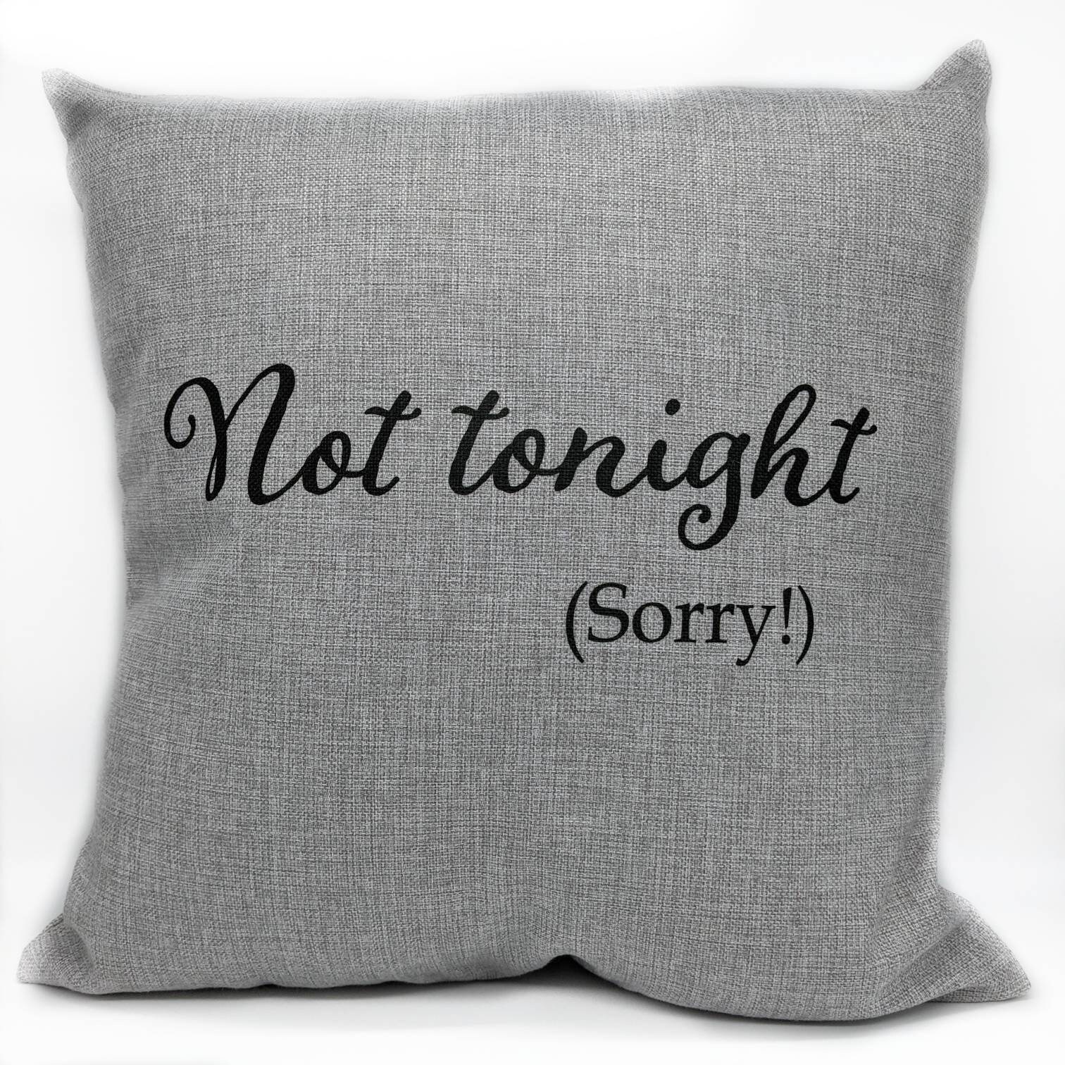 Tonight Not Tonight Pillow Christmas Gift for Boyfriend - Etsy UK