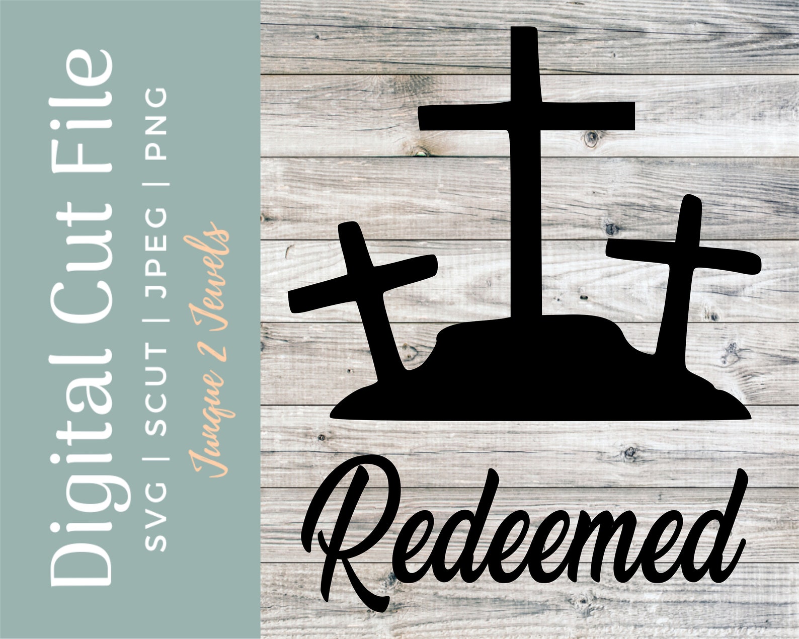 Redeemed SVG Digital Cut File Redeemed SVG Easter SVG | Etsy
