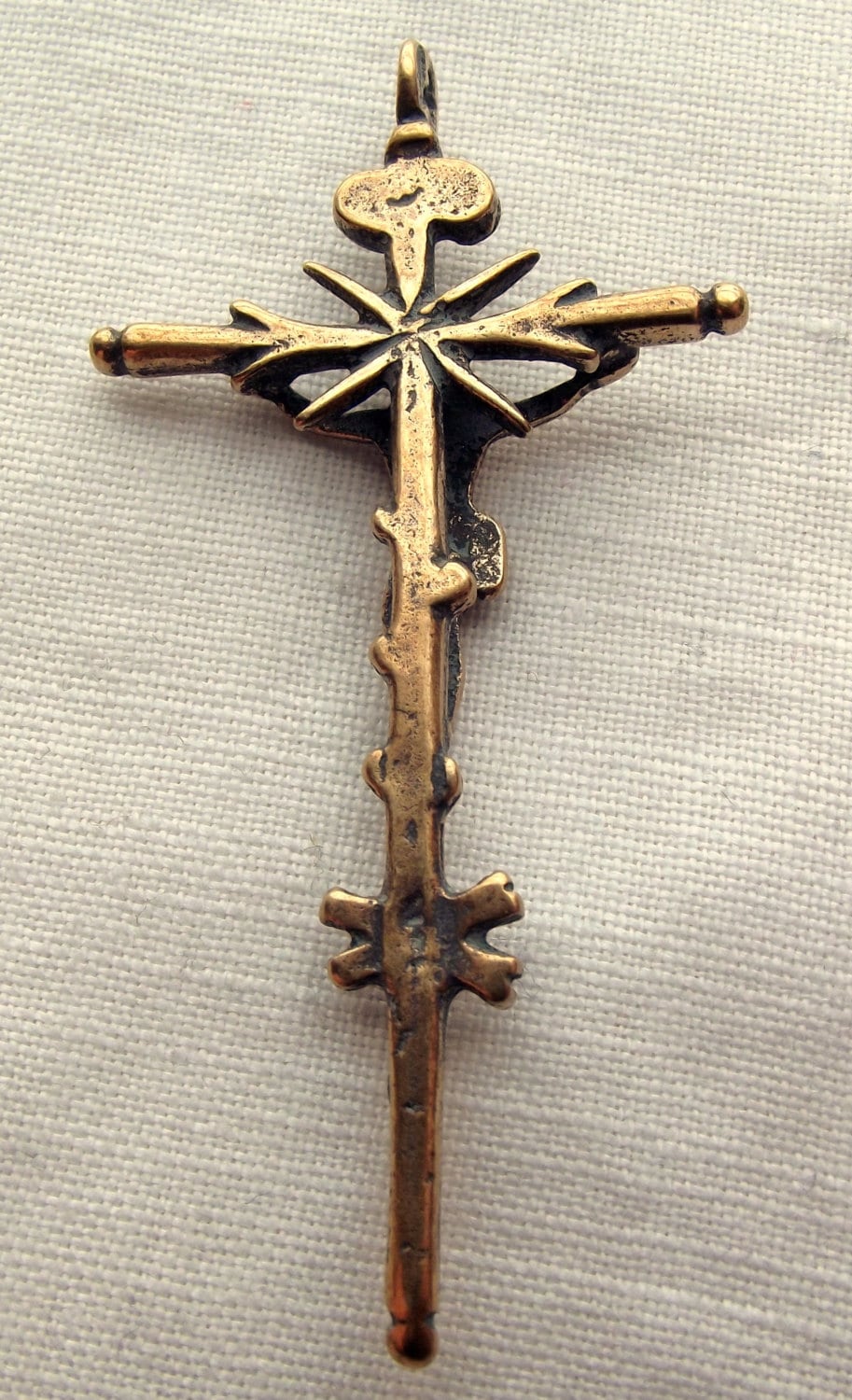 Bronze Crucifix Skull & Crossbones Europe 18C 2 3/8 | Etsy