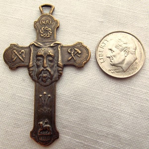 Bronze Holy Face Cross, Face of Jesus VP477 - Etsy