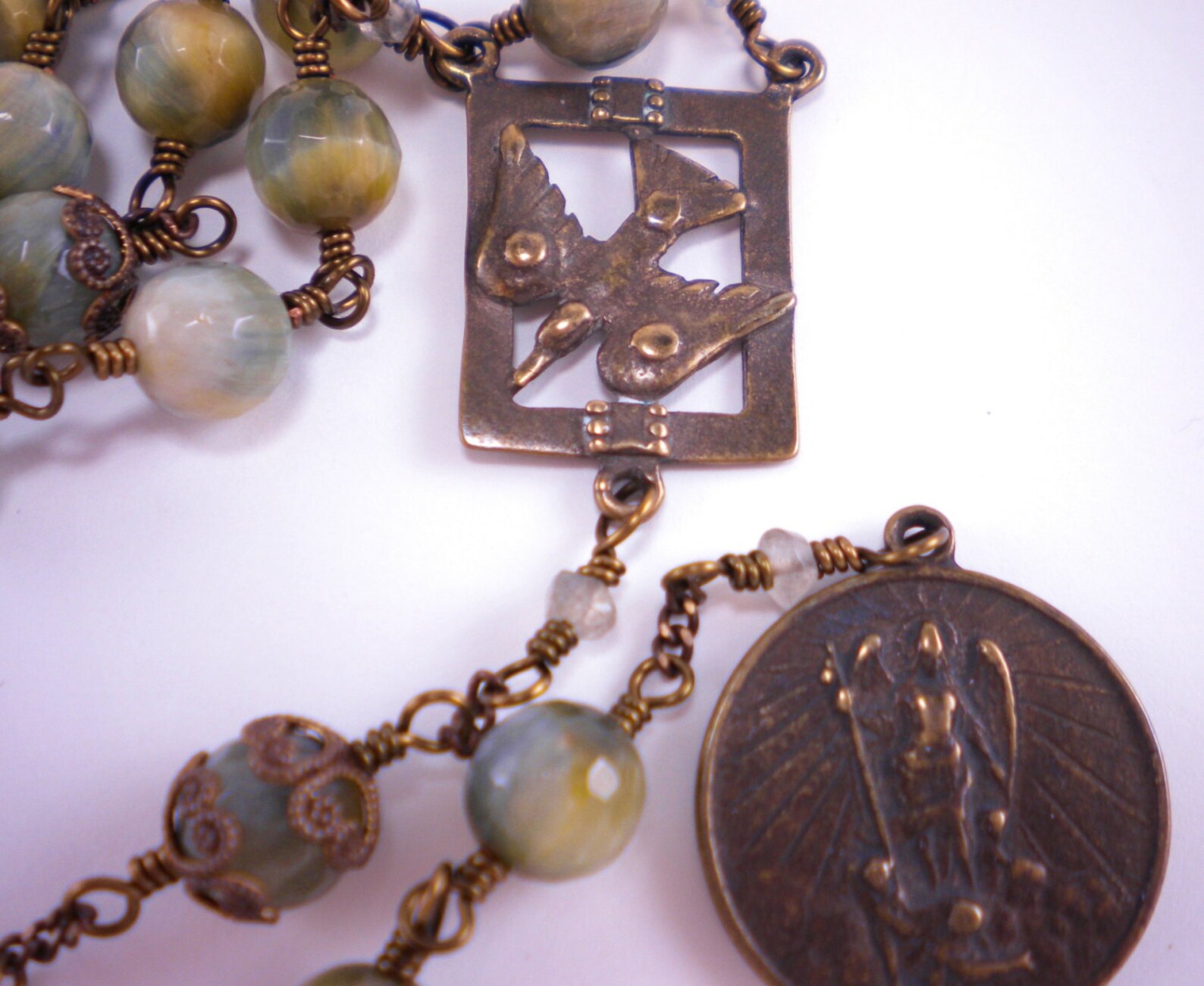 Bronze Holy Ghost Rosary Center Centerpiece - Etsy