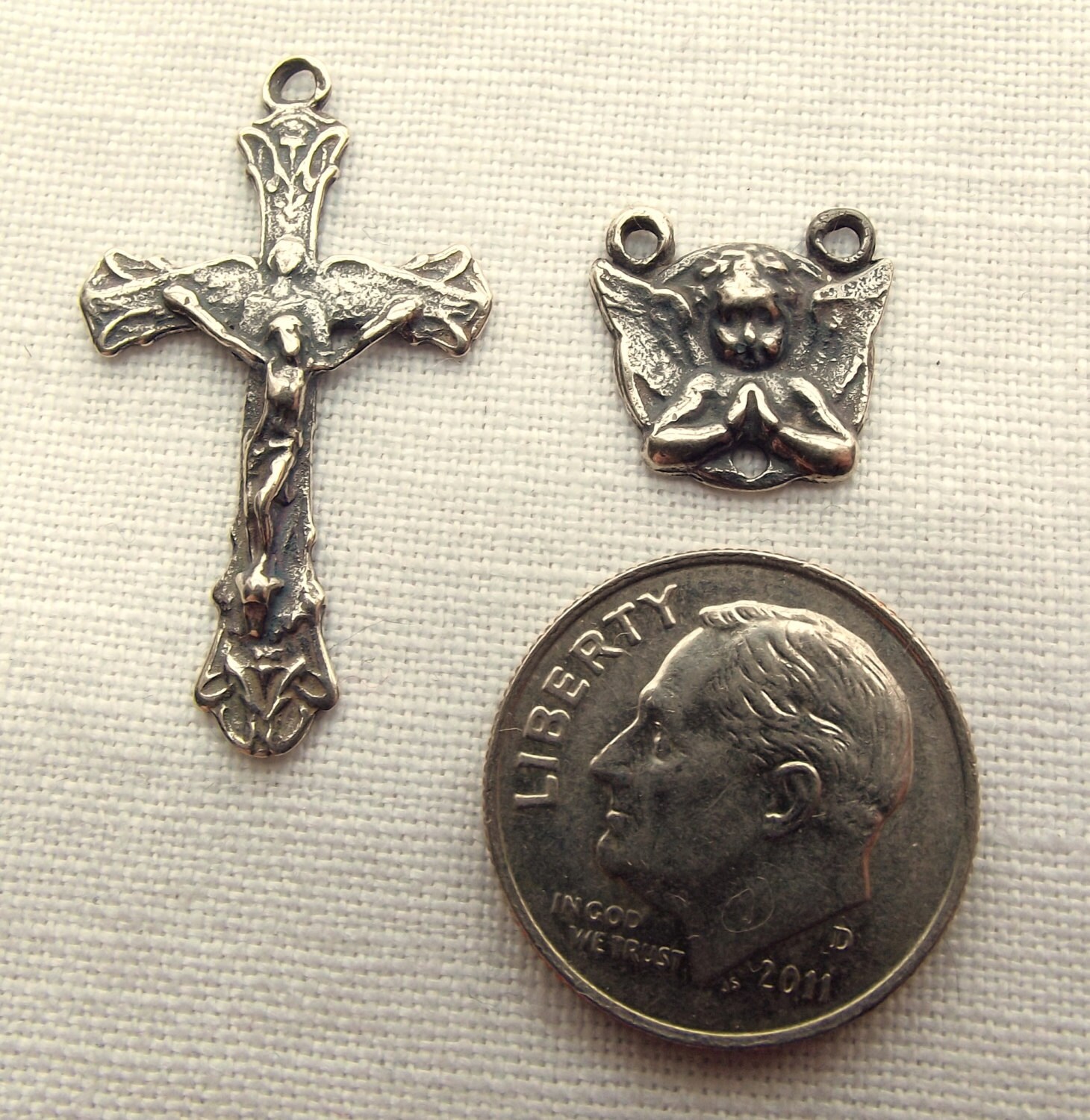 Angel Centerpiece Rosary Center Parts Supplies - Etsy